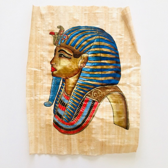 Art | Vtg Egyptian Papyrus Print | Poshmark